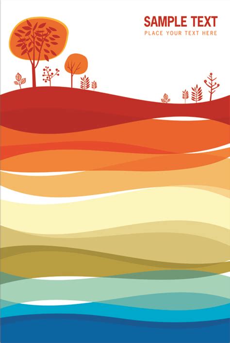 Set Of Leaflet Design Elements Vector 01 Free Download