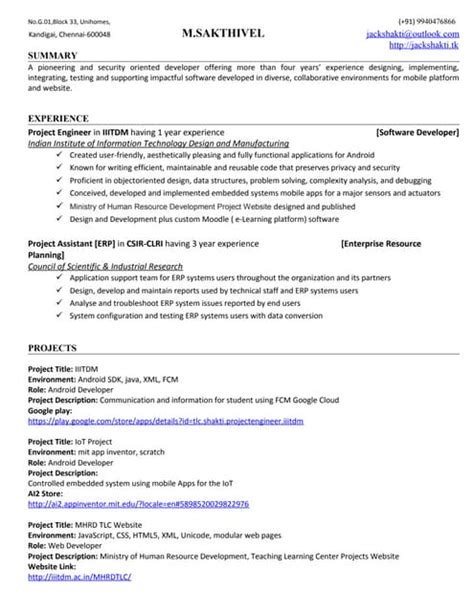 Sakthivel M Project Engineer Pdf