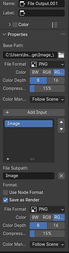 File Output Node Not Writing Extensions Basics And Interface Blender