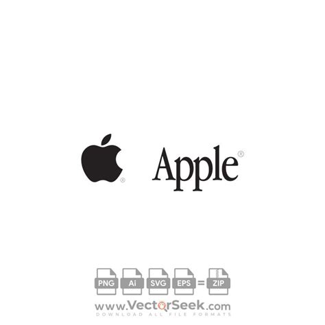 Apple Text Logo Vector Ai Png Svg Eps Free Download