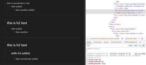 V016x Bullet List Header Not Vertically Aligned When Margin Introduced Bug Graveyard