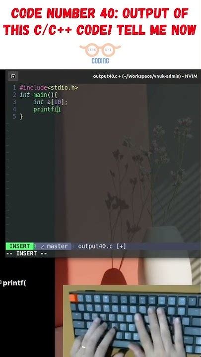 Code Number 40 Output Of This Cc Program Tell Me Now Shorts Programming Coding C Youtube
