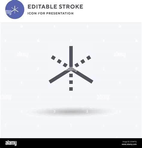 Coordinates Icon Vector Filled Flat Sign Solid Pictogram Isolated On White Logo Illustration