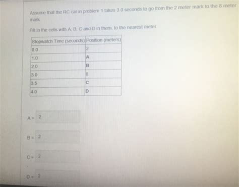 Solved Assume That The RC Car In Problem Takes Chegg Com