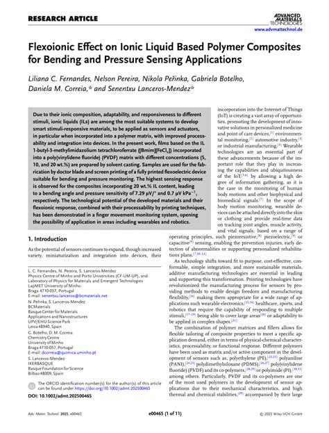 Flexoionic Effect On Ionic Liquid Based Polymer Composites For Bending And Pressure Sensing