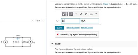 Solved Use Source Transformations To Find The Current I In Chegg Com