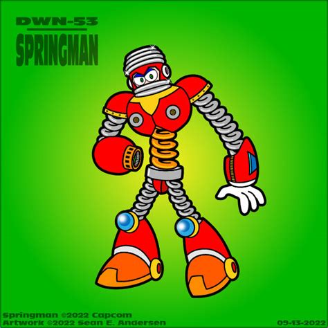 Mega Man 7 Springman By Therealsneakers On Deviantart