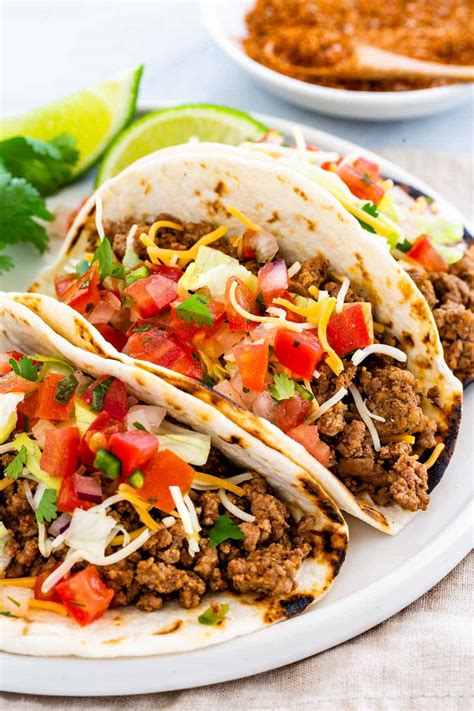 Mexican Ground Beef Street Tacos Recipe
