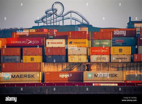 Container Terminal Gateway West Terminal Logport 2 Cargo Ship In