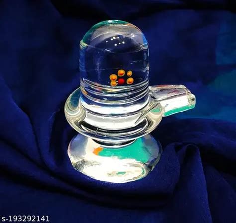 Crystal White Marble Stoneware Shiv Ling Figurine 6 Cm At ₹ 357 00 New Delhi Id 2855413943430