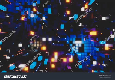 Creative Abstract Concept Big Data Cyber Stock Illustration 1624899292 Shutterstock