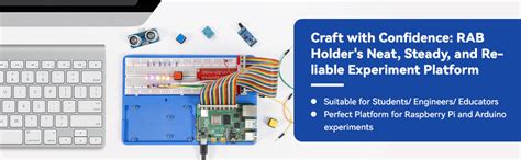 Sunfounder Rab Holder Kit With Solderless Circuit Board For Raspberry Pi And Arduino