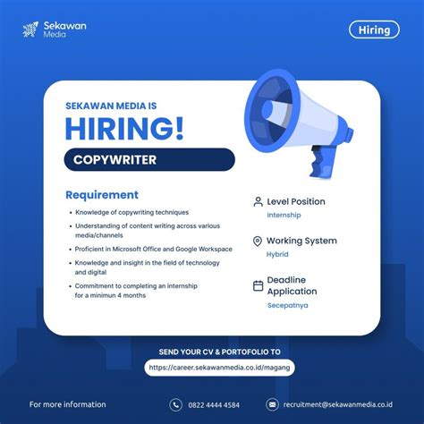 Zainab Adibah On Linkedin Hiring Internship Magang Infomagang Lokermagang Lokerit