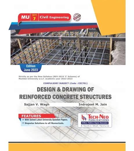 Design And Drawing Of Reinforced Concrete Structures Sem 7 Civil