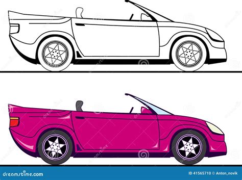 Convertible Stock Vector Illustration Of Color Luxury 41565710