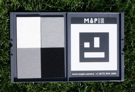 Diffuse Reflectance Standard Calibration Target Package V2 Mapir Camera