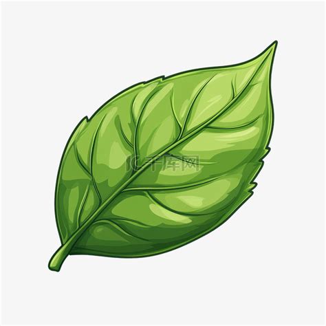 叶幼稚卡通物体素材图片免费下载 千库网