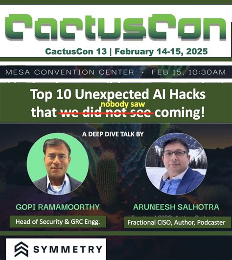 Ciso Ceo Cio Datasecurity Aisecurity Gopi Ramamoorthy