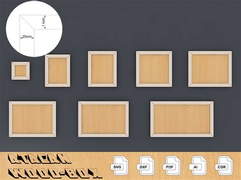Frames Laser Laser Cut File Photo Frames Graphic By Atacanwoodbox · Creative Fabrica