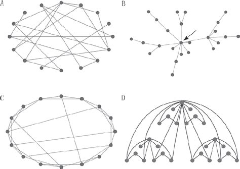 Graphic Representation Of Four Network Models A Erds Rényi Er Download Scientific Diagram