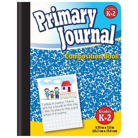 Primary Journal Hardcover Primary Composition Book Notebook Grades