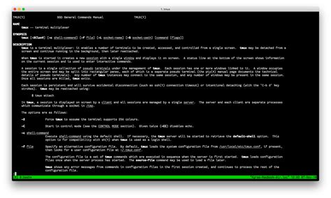 Run Shell Mangling Man Pages Issue 1529 Tmux Tmux GitHub