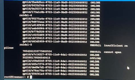 freenas pool offline unkown after trying to upgrade drive truenas