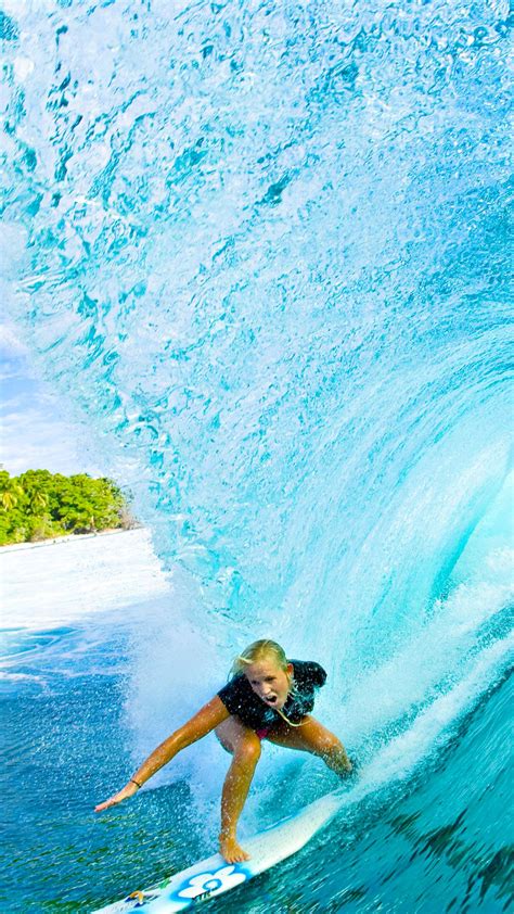 Surfing Girl Wallpapers Wallpaper Cave