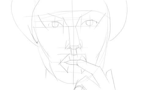 Рисунок девушки поэтапно карандашом