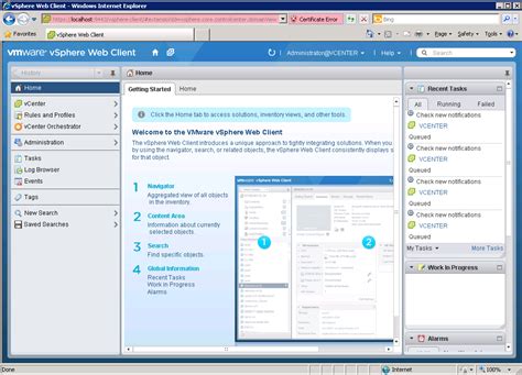Install Or Upgrade The Vsphere Web Client Default Reasoning
