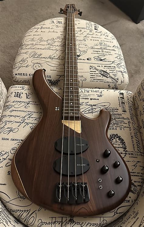 Sandberg Custom 4 String Bass Natural Walnut Reverb
