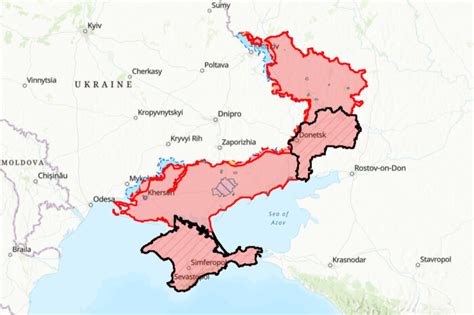 Нова лінія фронту Isw оновив карту бойових дій Новости Section Ukr Net