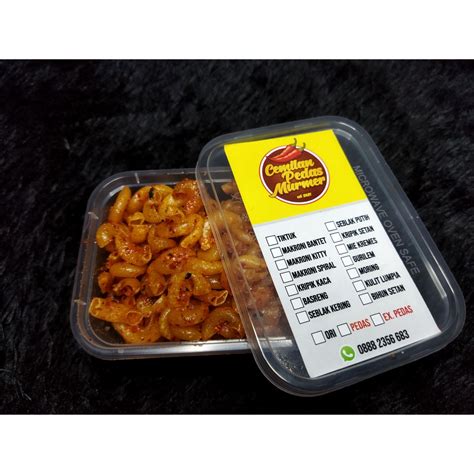 Jual Makaroni Pedas Makroni Pedas Makaroni Cemilan Pedas Murmer Goceng Shopee Indonesia