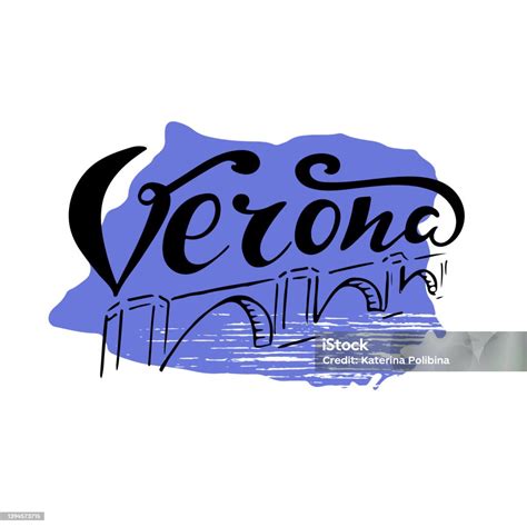베로나 로미오와 줄리엣 시티 이탈리아 디지털 핸드 레터링 0명에 대한 스톡 벡터 아트 및 기타 이미지 0명 검은색 관광 Istock