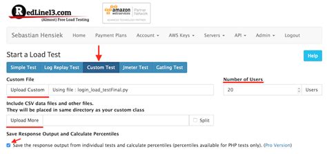 Running A Custom Python Load Test With Redline13