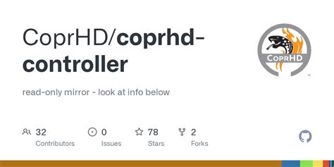 Github Coprhdcoprhd Controller Read Only Mirror Look At Info Below