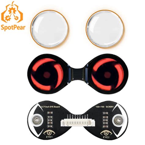 Double Eye 071 Inch Round Lcd Display Screen For Arduino Raspberry Pi Esp32 Pico Stm32 Lazada Ph