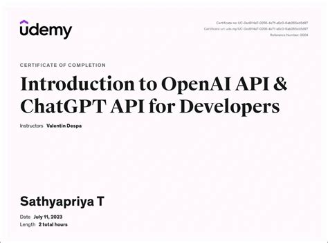 sathyapriya t on linkedin udemy chatgpt ai techlearning