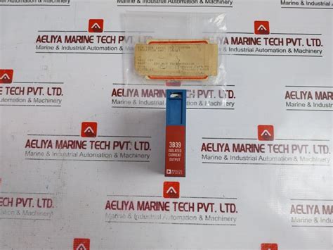 Analog Devices 3b39 Isolated Current Output Module 4ma 20ma 741100 0