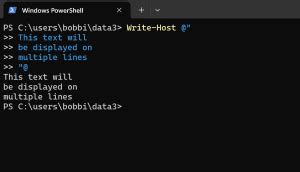 Powershell How To Use Write Host To Display Multiple Lines Collecting Wisdom
