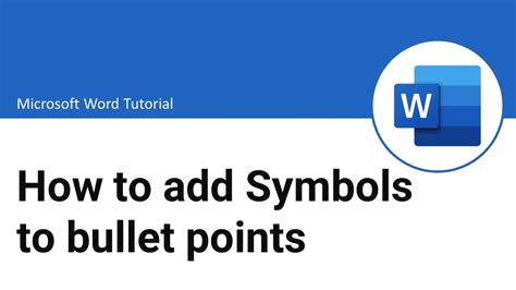 Bullet Point Symbol