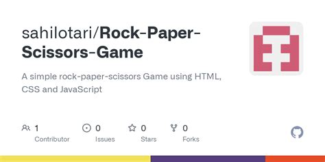Github Sahilotarirock Paper Scissors Game A Simple Rock Paper