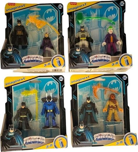 Fisher Price Imaginext Dc Super Friends Complete Set Of 4