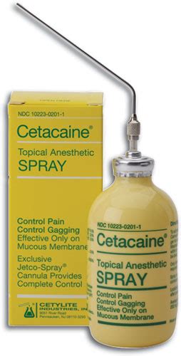 Cetacaine Spray — Orange And Los Angeles County Genuine Dental Supply