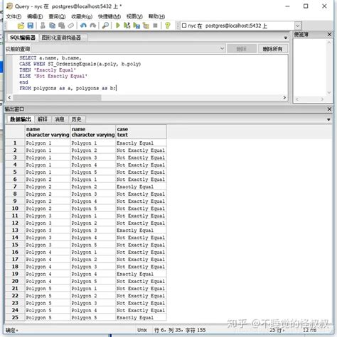 postgis教程十六：几何图形的相等 postqis csdn博客