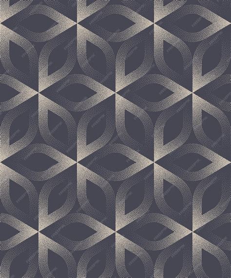 Premium Vector Unique Sophisticated Grid Stipple Seamless Pattern Vector Abstract Background