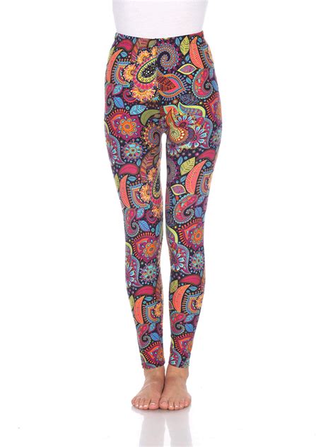 White Mark Womens Printed Leggings
