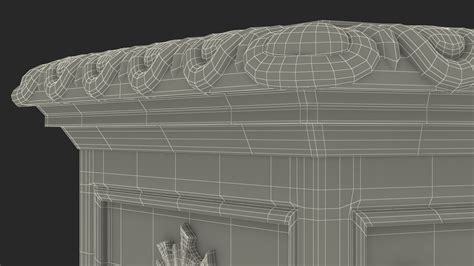 3d Trough Planter With Moss Garden H30 Model Turbosquid 1942195
