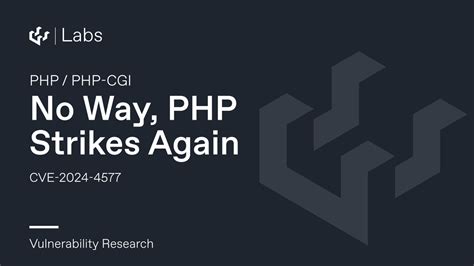 No Way Php Strikes Again Cve 2024 4577