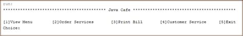 Github Mtalbugaey Java Cafe Management System